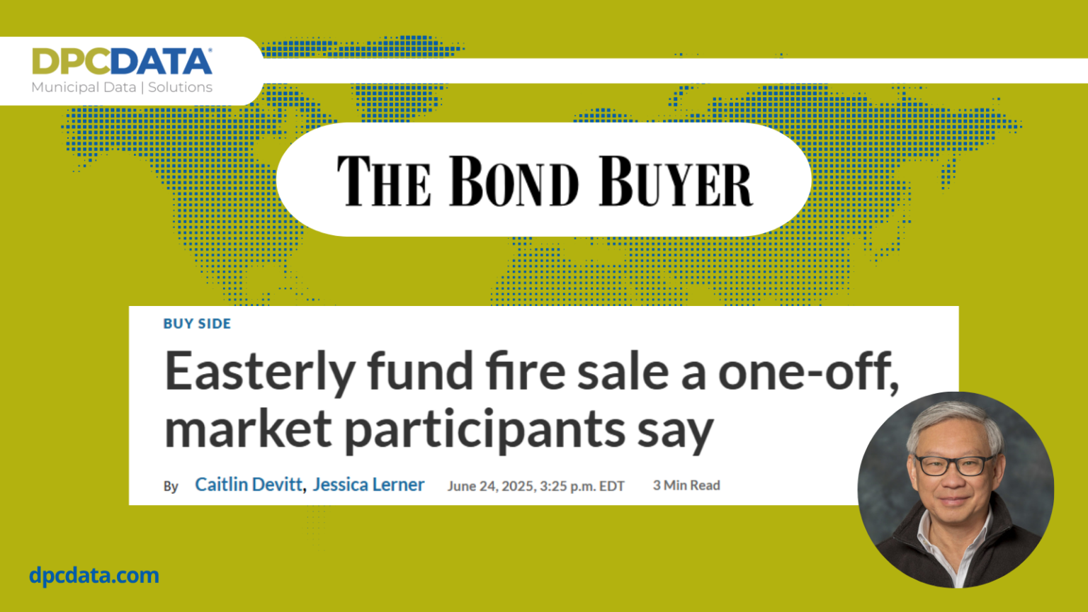 [Article] Easterly fund fire sale a one-off, market participants say - DPC DATA